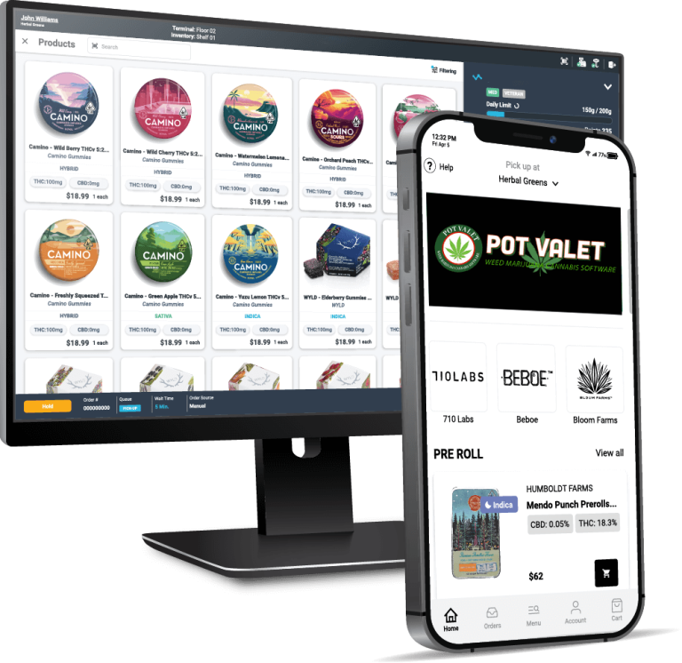 Best Cannabis Dispensary POS System | Pot Valet POS System