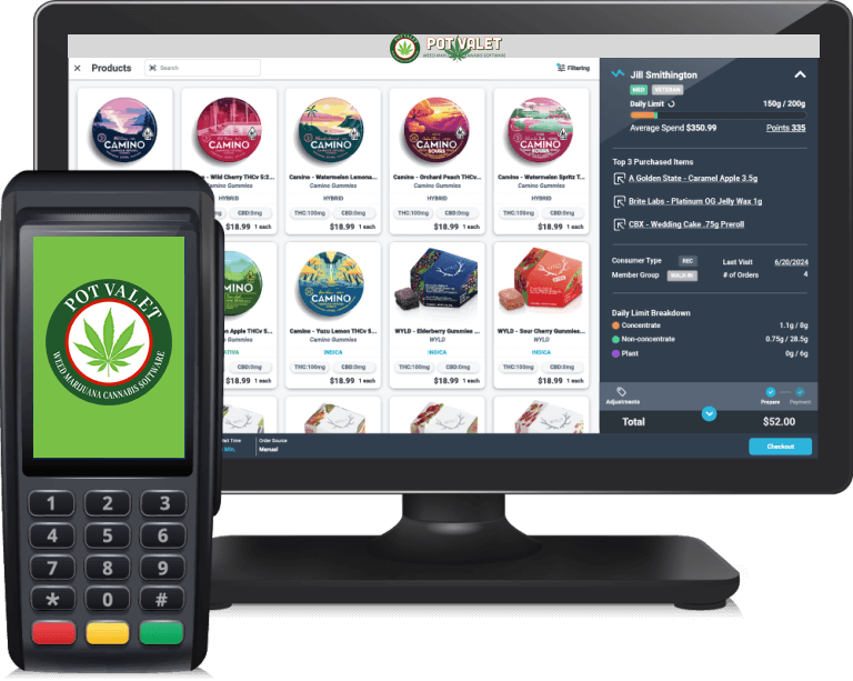 Best Cannabis Dispensary POS System | Pot Valet POS System